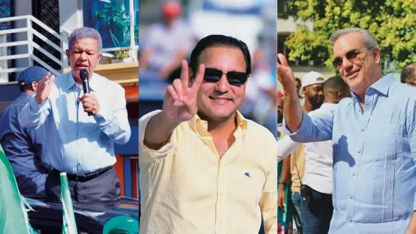 Los candidatos presidenciales de las tres fuerzas mayoritarias cierran ...